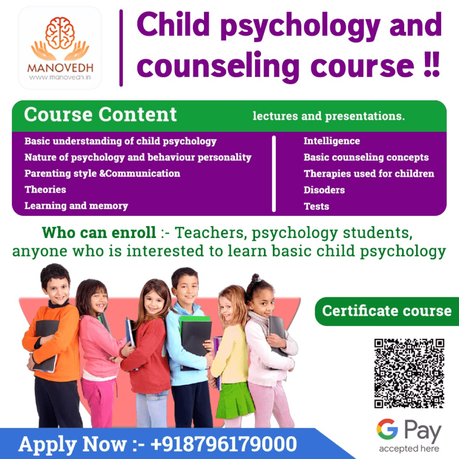 Child Psychology and Counseling Course